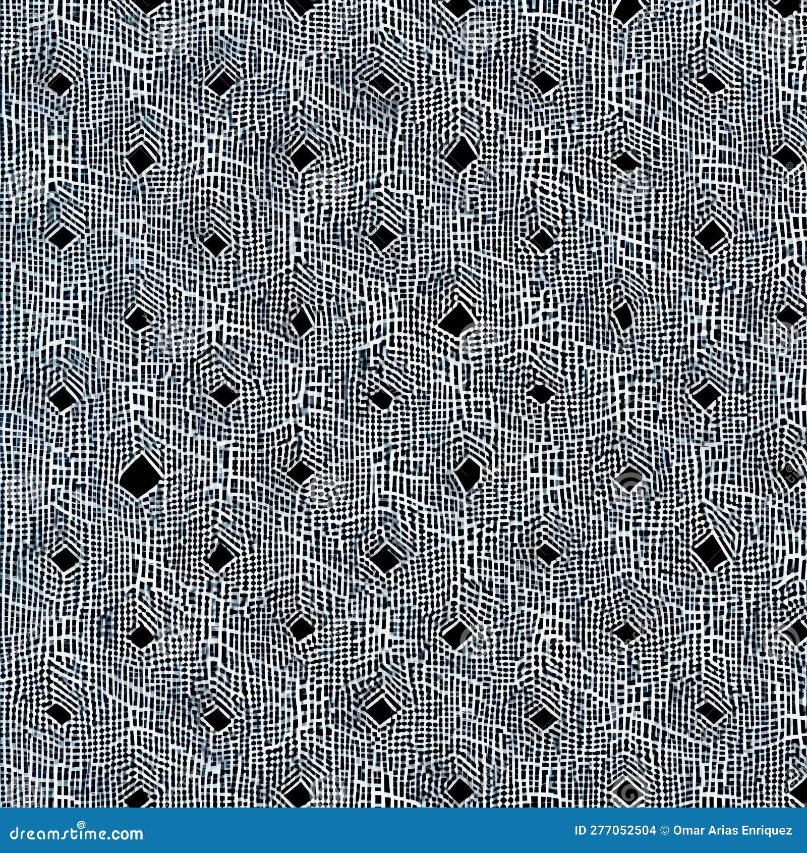 A Bold Pattern of Black and White Triangles, with a Central Circle in ...