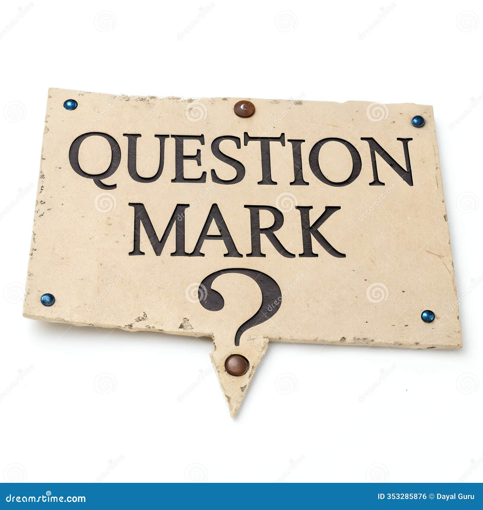 Question Mark Isolated on White Background Stock Illustration ...