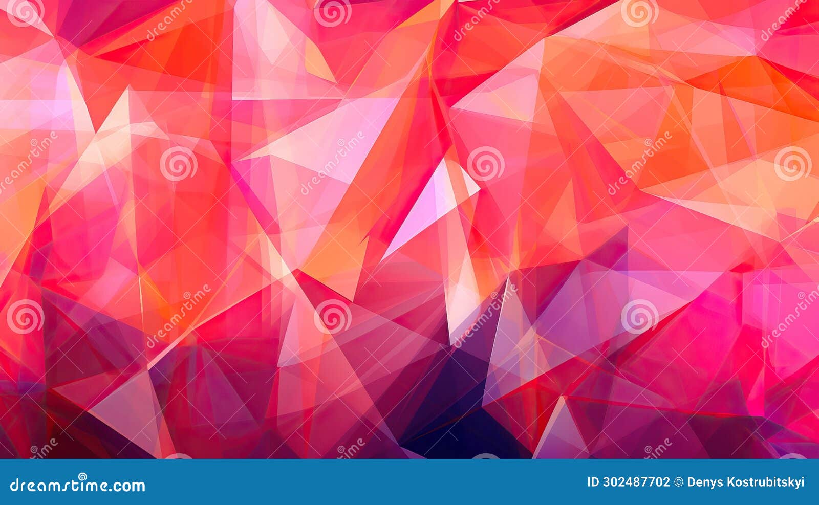 Bold Red Abstract Faceted Surface Stock Illustration - Illustration of ...