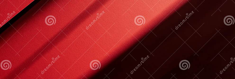 Bold Red Abstract Texture with Dynamic Shadows Creating Depth and ...