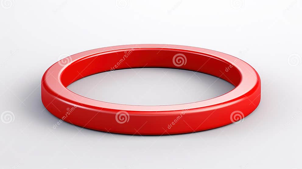 A Bold Red Circle Frame Enhances Your Design, Adding a Vibrant Touch ...