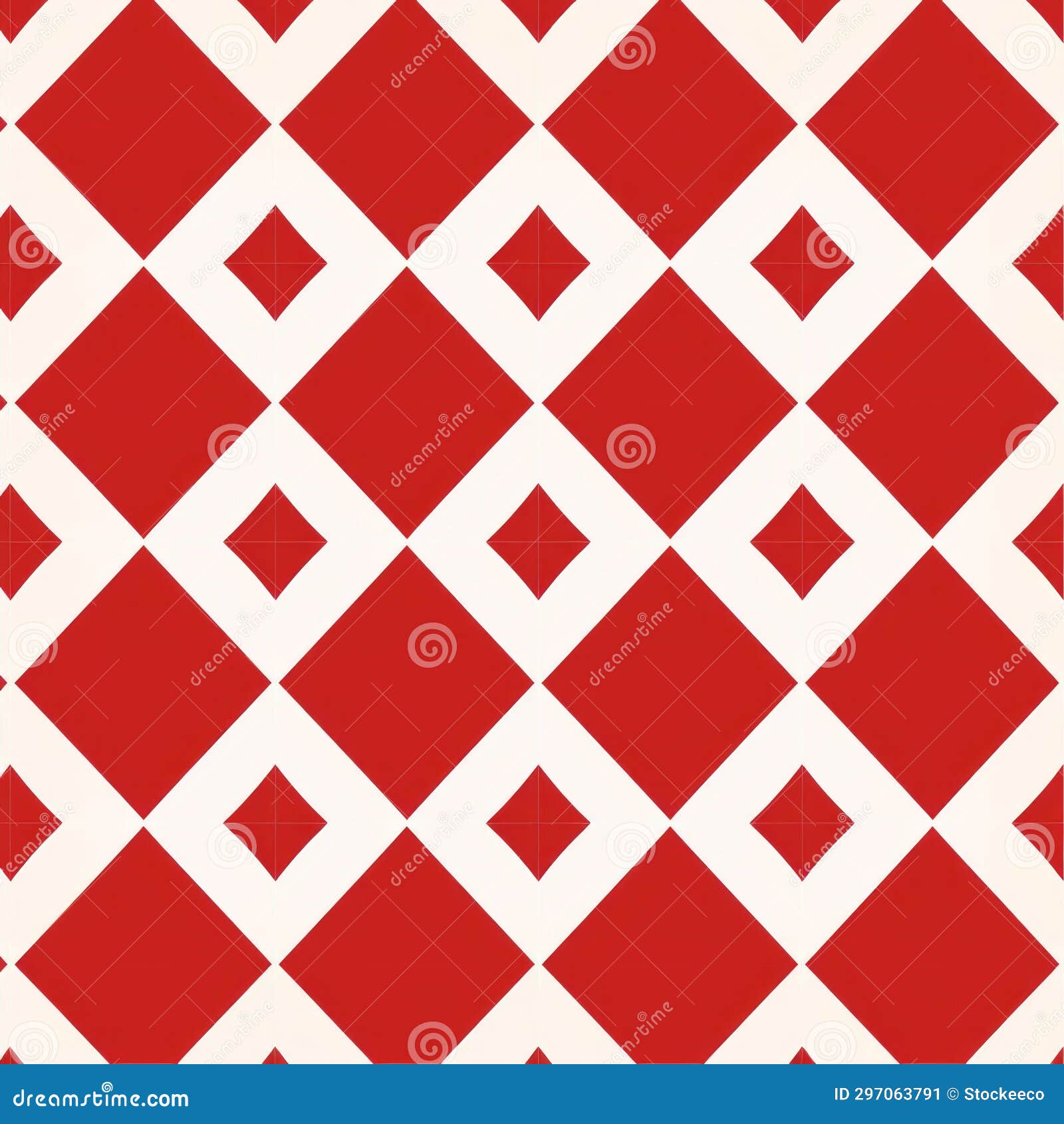 Bold Red and White Square Tile: Minimalistic Geometric Wallpaper Stock ...