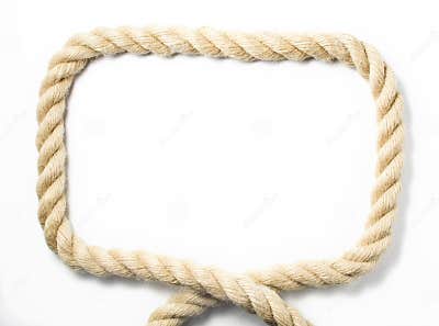 Bold rope frame stock photo. Image of rectangle, brown - 3591224