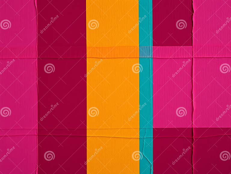 Abstract Color Block Painting: Vibrant Hues and Textured Layers Stock ...