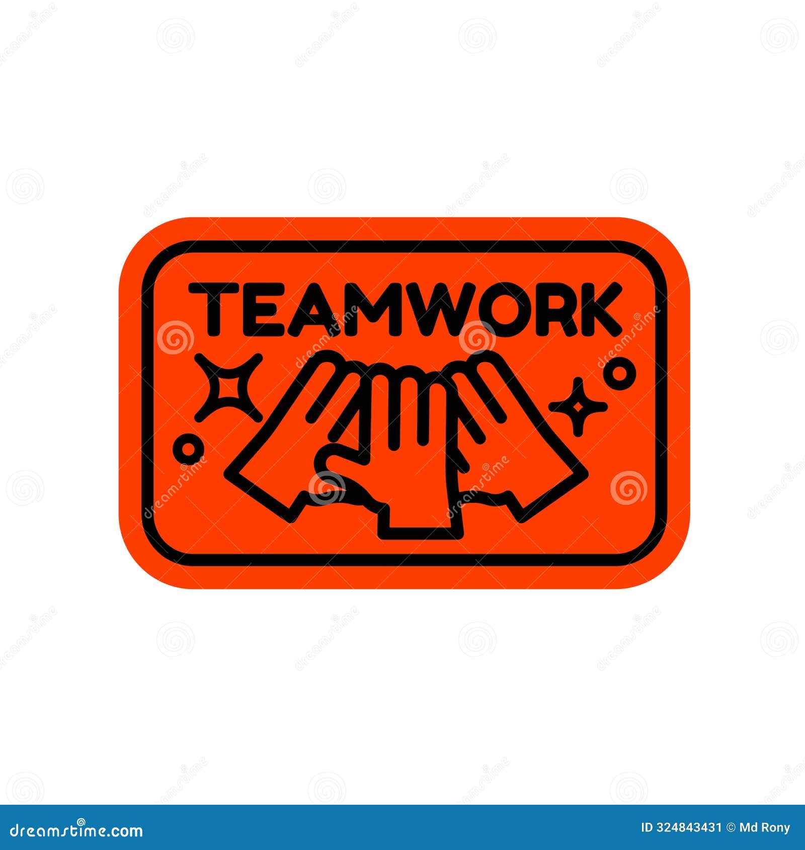 Teamwork Sticker Icon. Users Communication. Person Silhouette Symbol ...