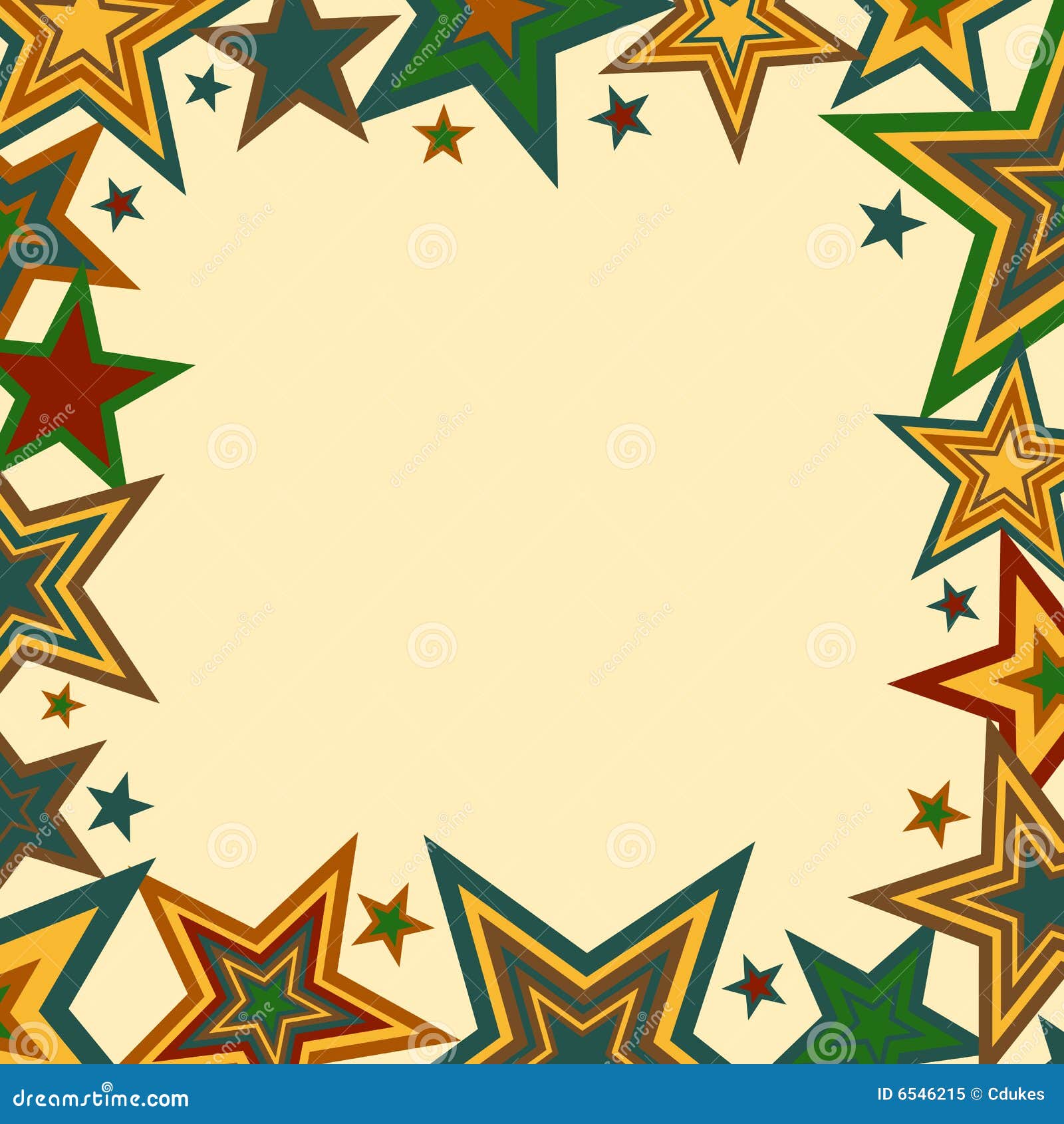 Bold Stars Border stock illustration. Illustration of shine - 6546215