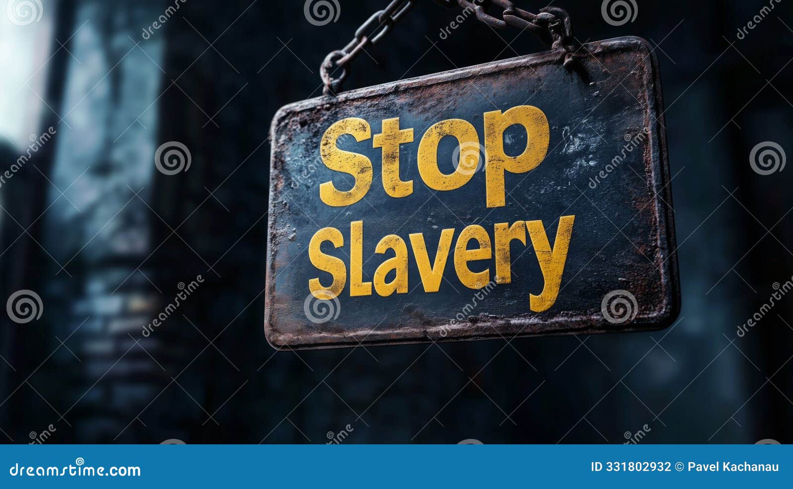 The Bold Stop Slavery Sign Emphasizes Commitment To Fighting Human ...