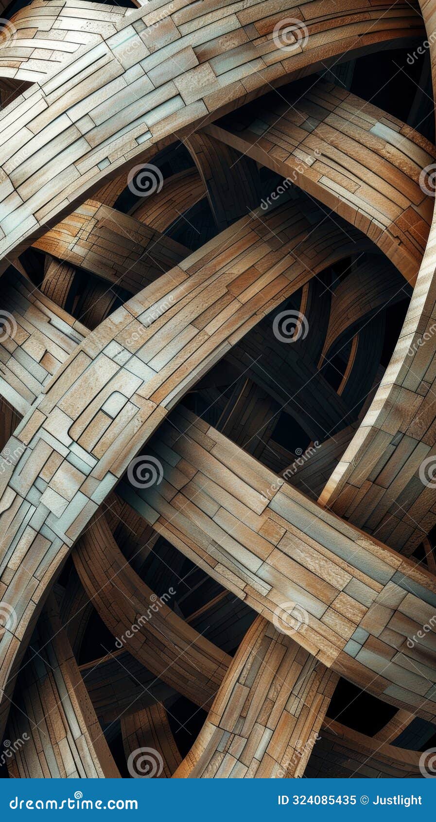 Bold Straight Lines Intersect and Overlap in a Mesmerizing Woven Basket ...