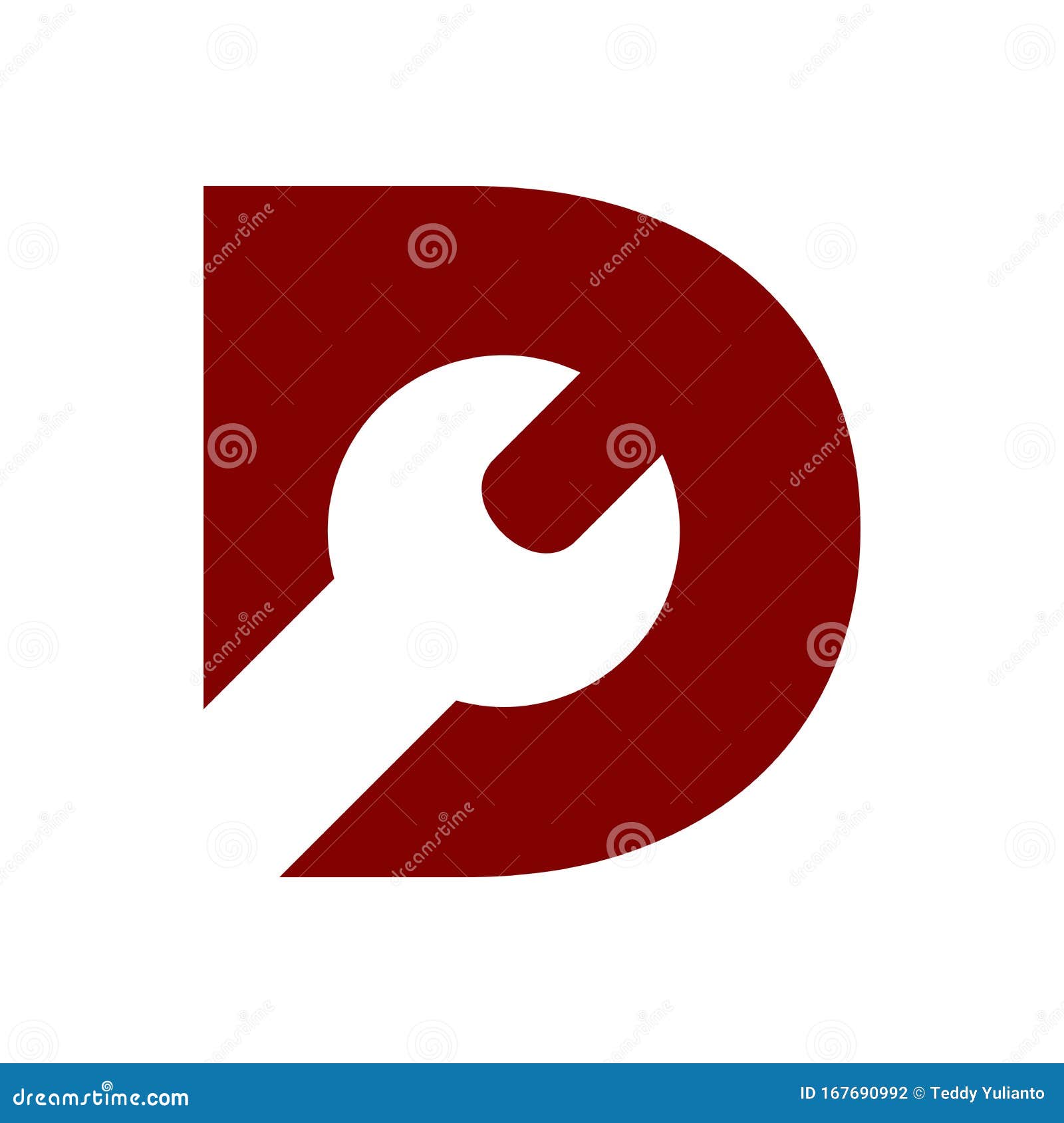 Bold And Memorable Letter D Pencil Logo Cartoon Vector | CartoonDealer ...
