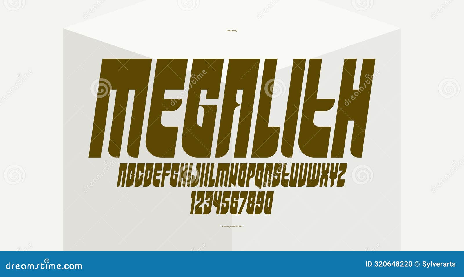Bold and Strong Vector Geometric Font for Logos and Emblems, Display ...