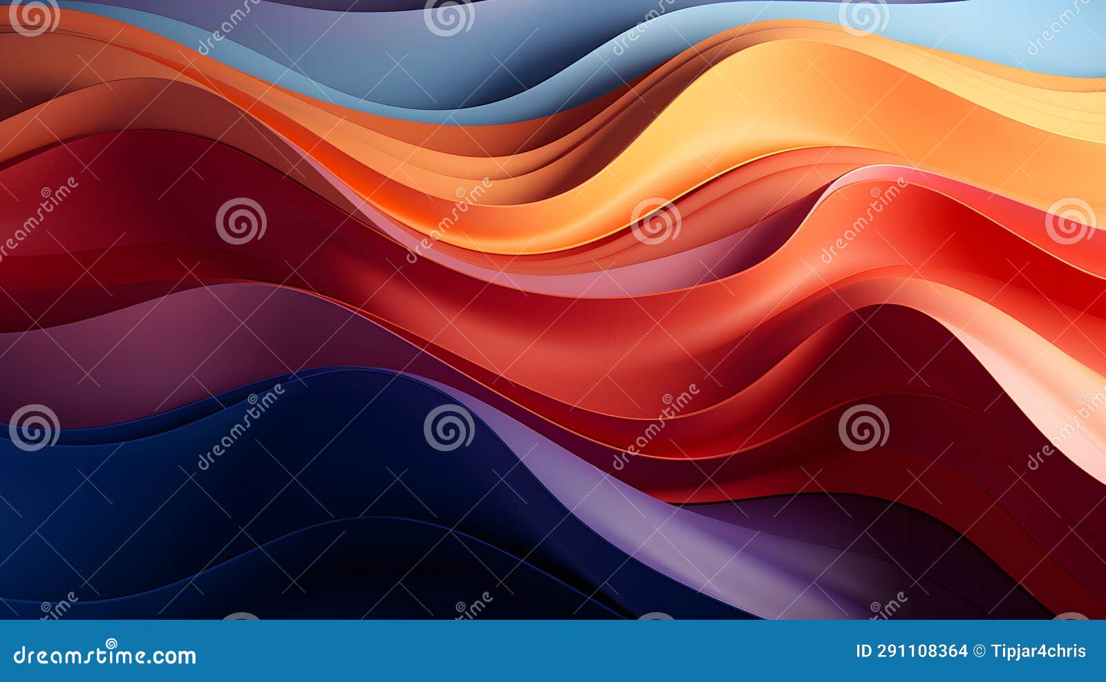 Bold Structural Designs: Abstract Wave in Colorful Harmony Stock ...