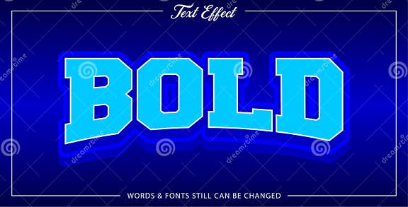 Bold Editable Text Effect Style Stock Vector - Illustration of symbol ...
