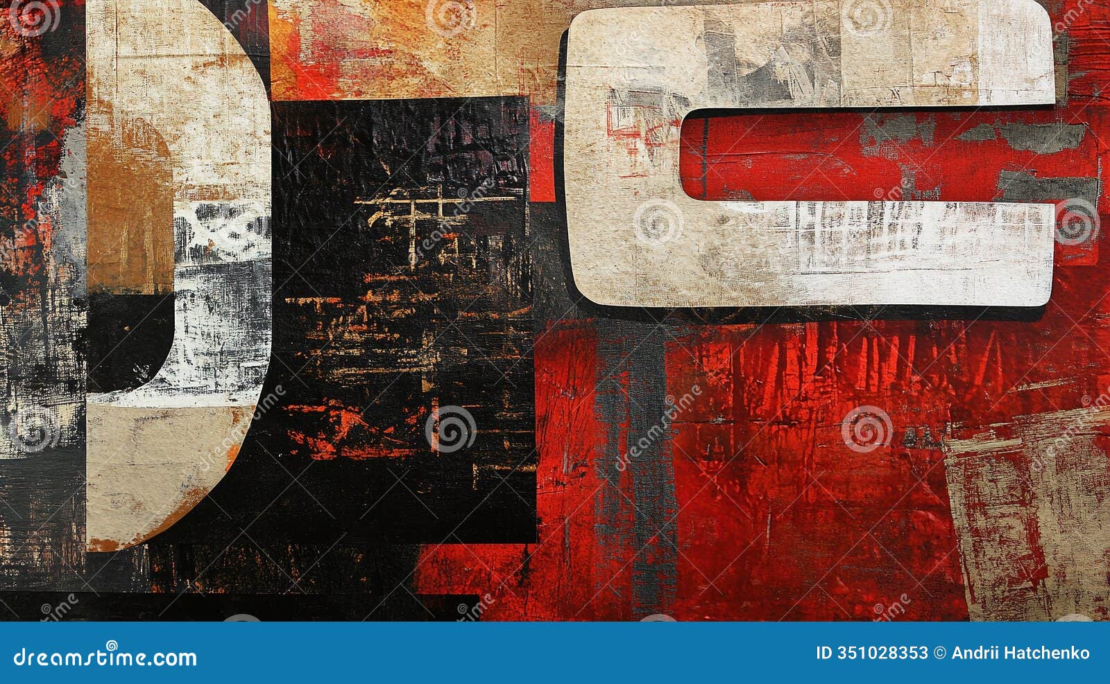 A Bold Typographic Design Using Modern Fonts and Layered Textures ...