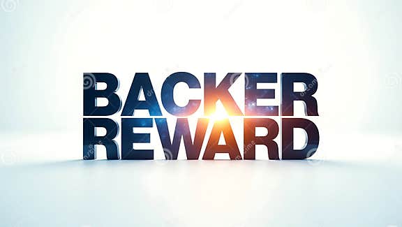 Engaging Backer Reward Design with Bold Typography and Light Effects ...