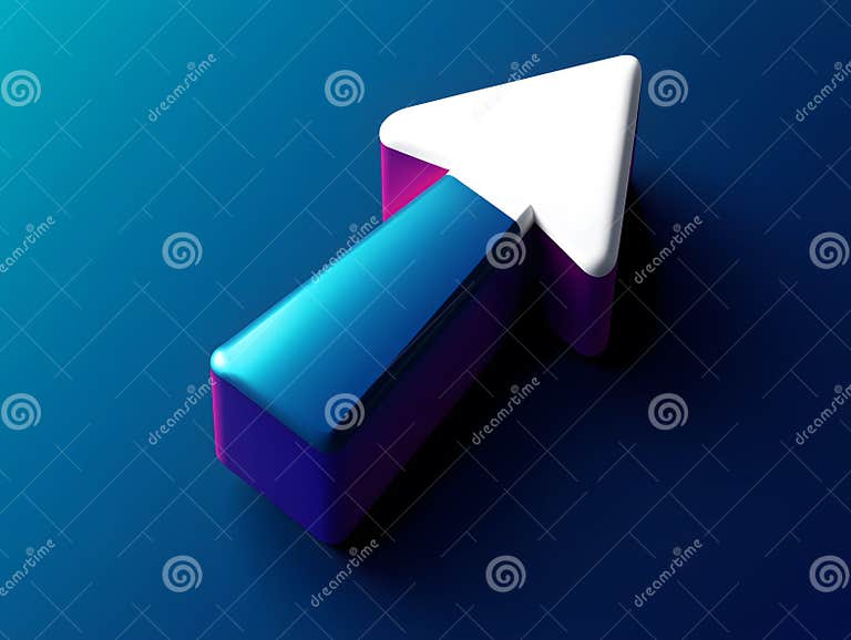 "Upward Arrow Vector: a Symbol of Growth, Progress, and Forward ...