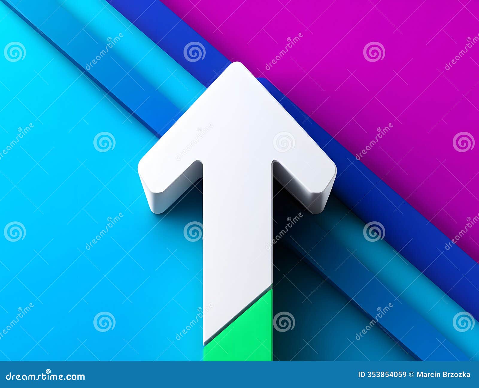 "Upward Arrow Vector: a Symbol of Growth, Progress, and Forward ...