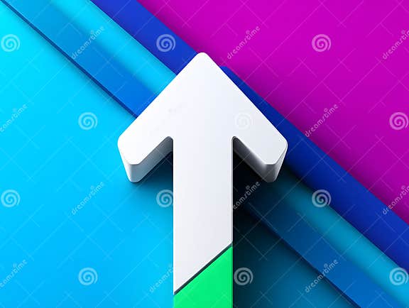 "Upward Arrow Vector: a Symbol of Growth, Progress, and Forward ...