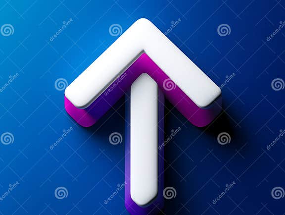 "Upward Arrow Vector: a Symbol of Growth, Progress, and Forward ...