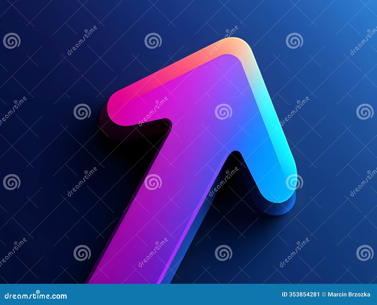 "Upward Arrow Vector: a Symbol of Growth, Progress, and Forward ...