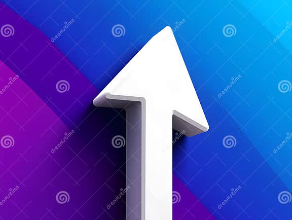 "Upward Arrow Vector: a Symbol of Growth, Progress, and Forward ...