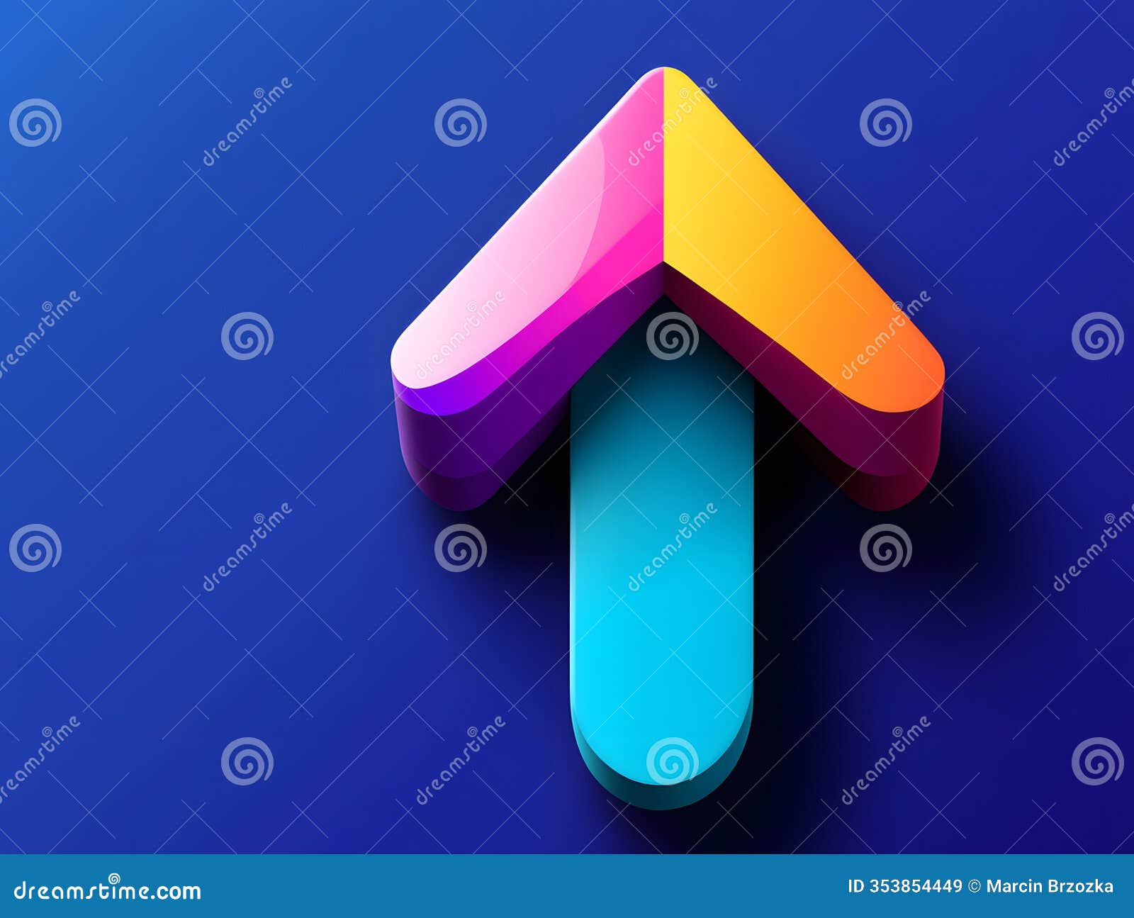 "Upward Arrow Vector: a Symbol of Growth, Progress, and Forward ...