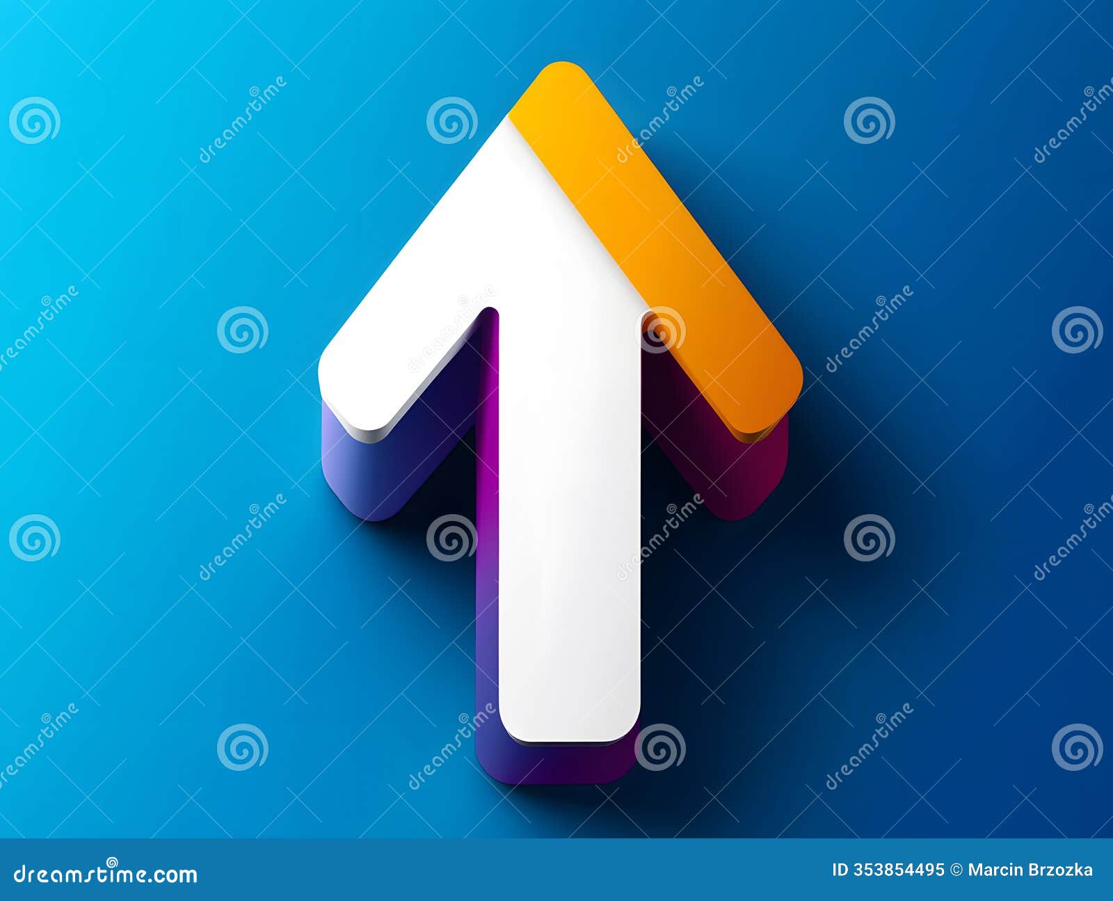 "Upward Arrow Vector: a Symbol of Growth, Progress, and Forward ...