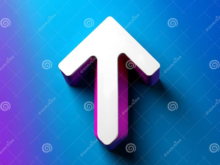 "Upward Arrow Vector: a Symbol of Growth, Progress, and Forward ...