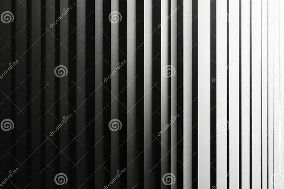 Bold Vertical Gradient Stripes in Black and White, Creating a Strong ...