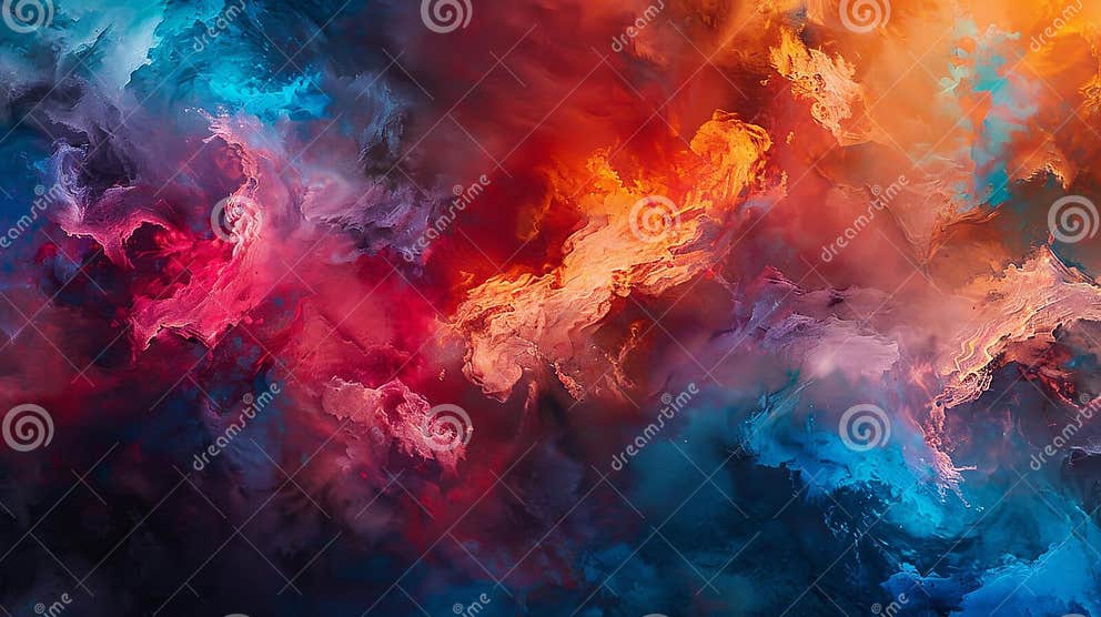 Bold, Vibrant Mural with Stunning Visual Impact, Ai Generated Stock ...