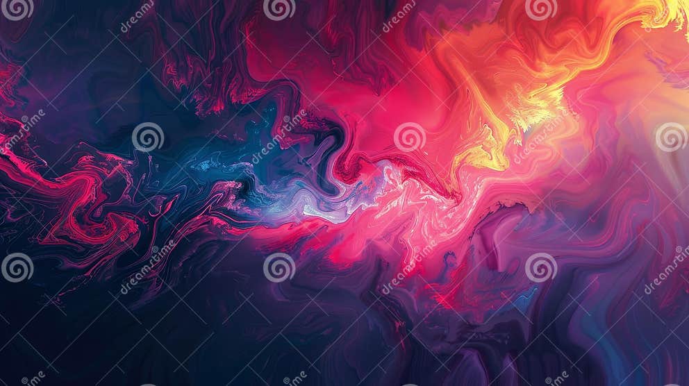 Bold, Vibrant Mural with Stunning Visual Impact, Ai Generated Stock ...