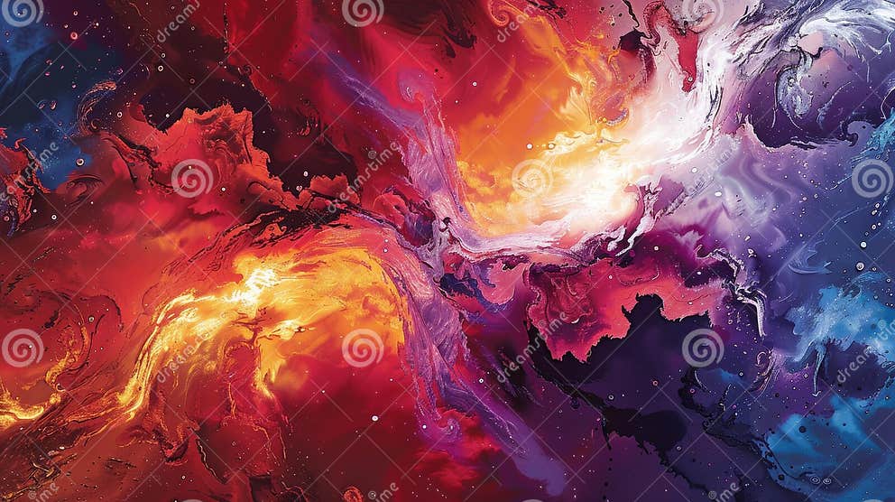 Bold, Vibrant Mural with Stunning Visual Impact, Ai Generated Stock ...