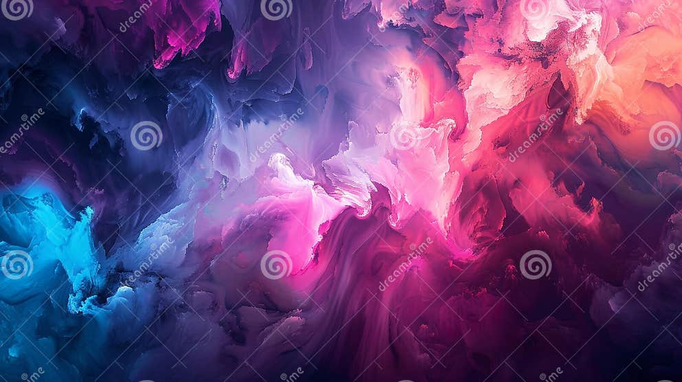 Bold, Vibrant Mural with Stunning Visual Impact, Ai Generated Stock ...