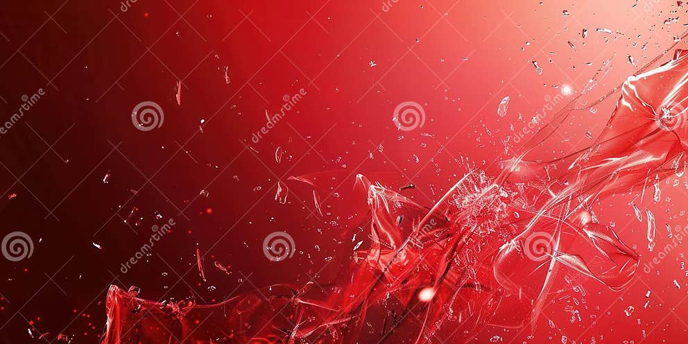 Bold and Vibrant. Solid Red Background Concept Stock Illustration ...