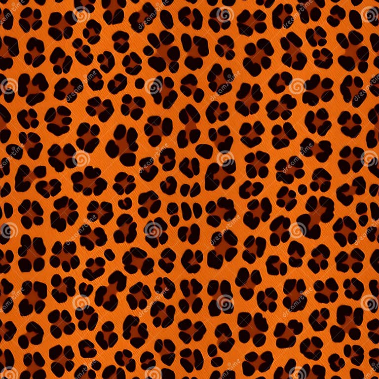 Bold and Wild Seamless Leopard Print Vector Pattern Stock Illustration ...