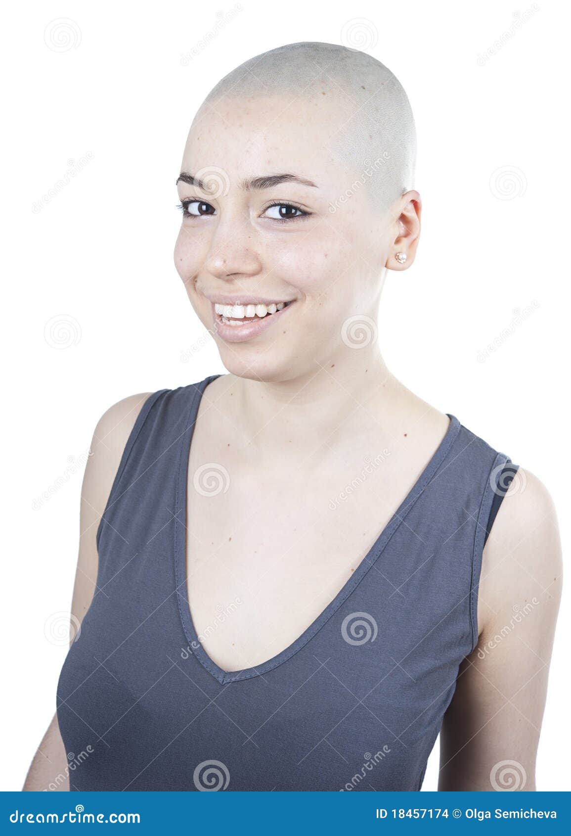 Bold woman stock photo. Image of beauty, looking, person - 18457174