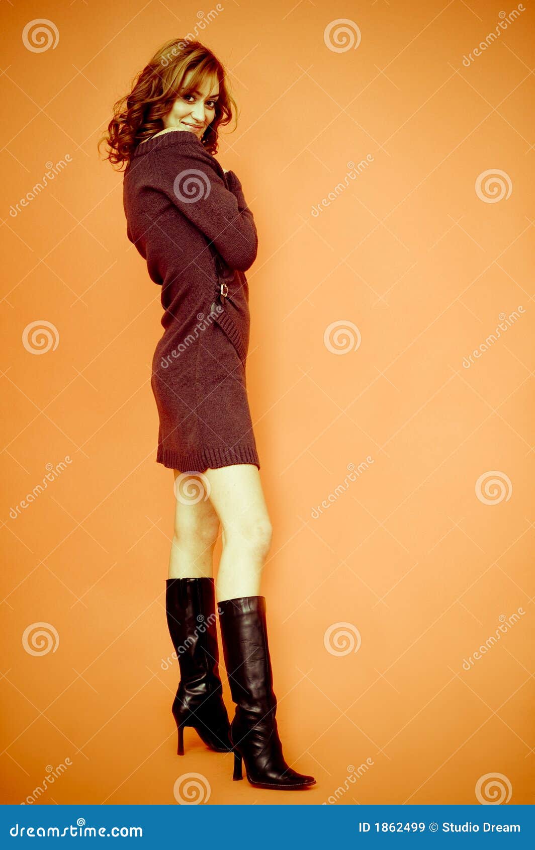 Bold young woman. stock image. Image of attitude, clothes - 1862499