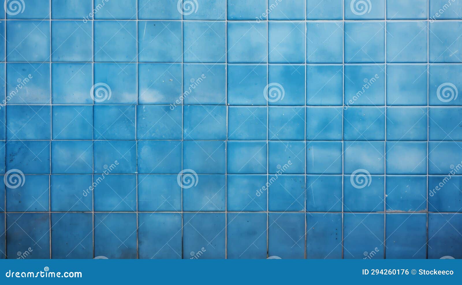 Boldly Textured Blue Square Tiles for Nostalgic Minimalism Stock ...