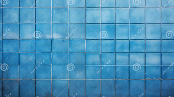 Boldly Textured Blue Square Tiles for Nostalgic Minimalism Stock ...
