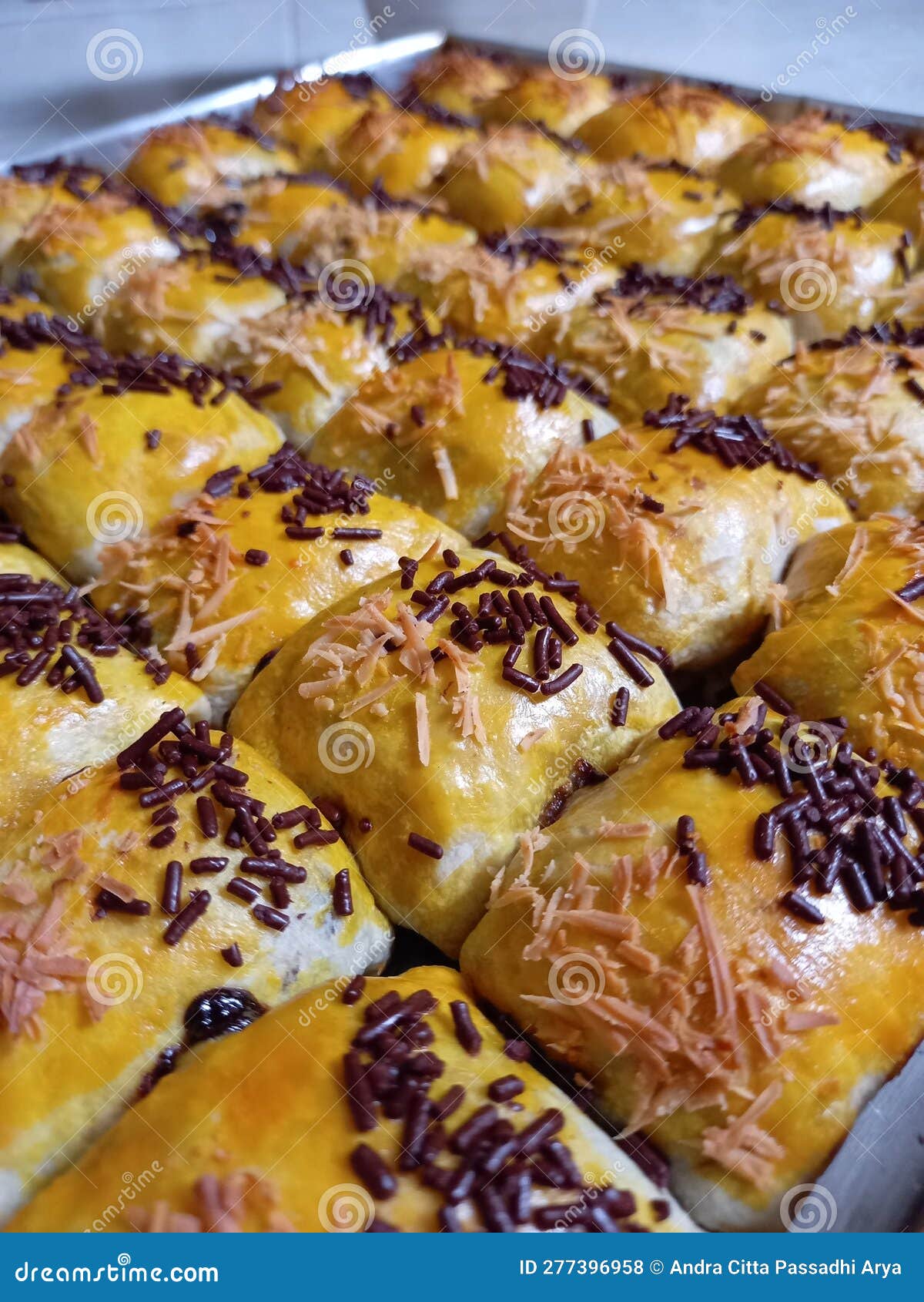 Bolen Indonesian Pastry stock photo. Image of banana - 277396958