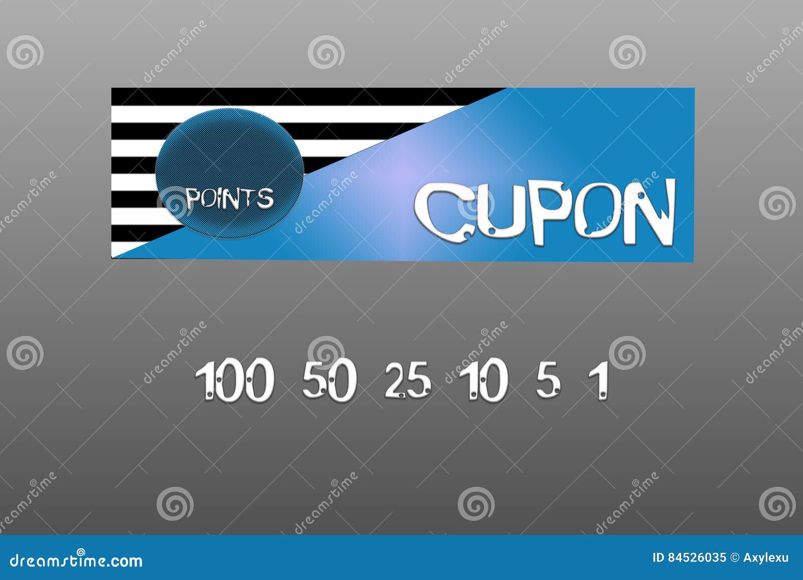 Boleto de Cupon stock de ilustración. Ilustración de certificado - 84526035