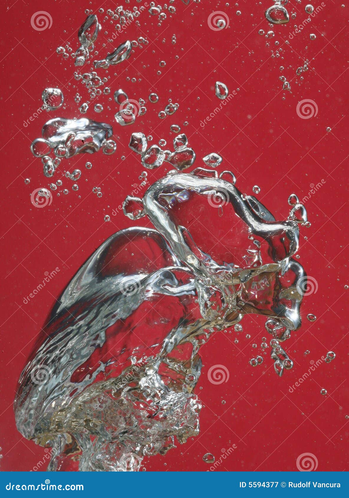 Bolha De Ar No Fundo Vermelho Imagem de Stock - Imagem de vermelho ...