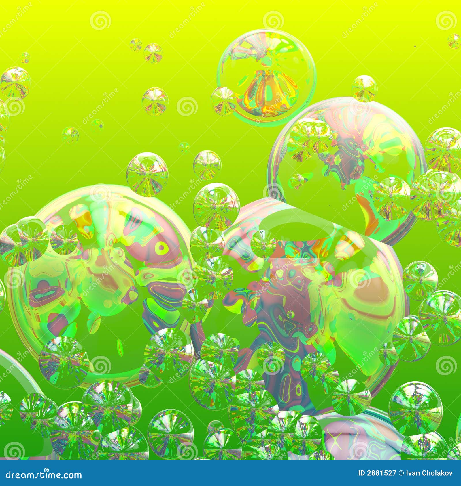 Bolhas coloridas ilustração stock. Ilustração de bolha - 2881527