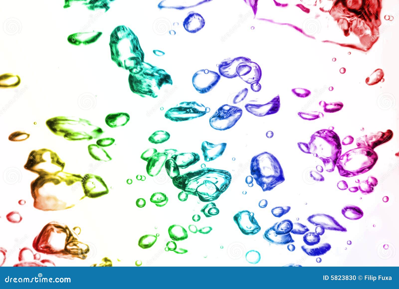 Bolhas coloridas foto de stock. Imagem de pureza, bolhas - 5823830