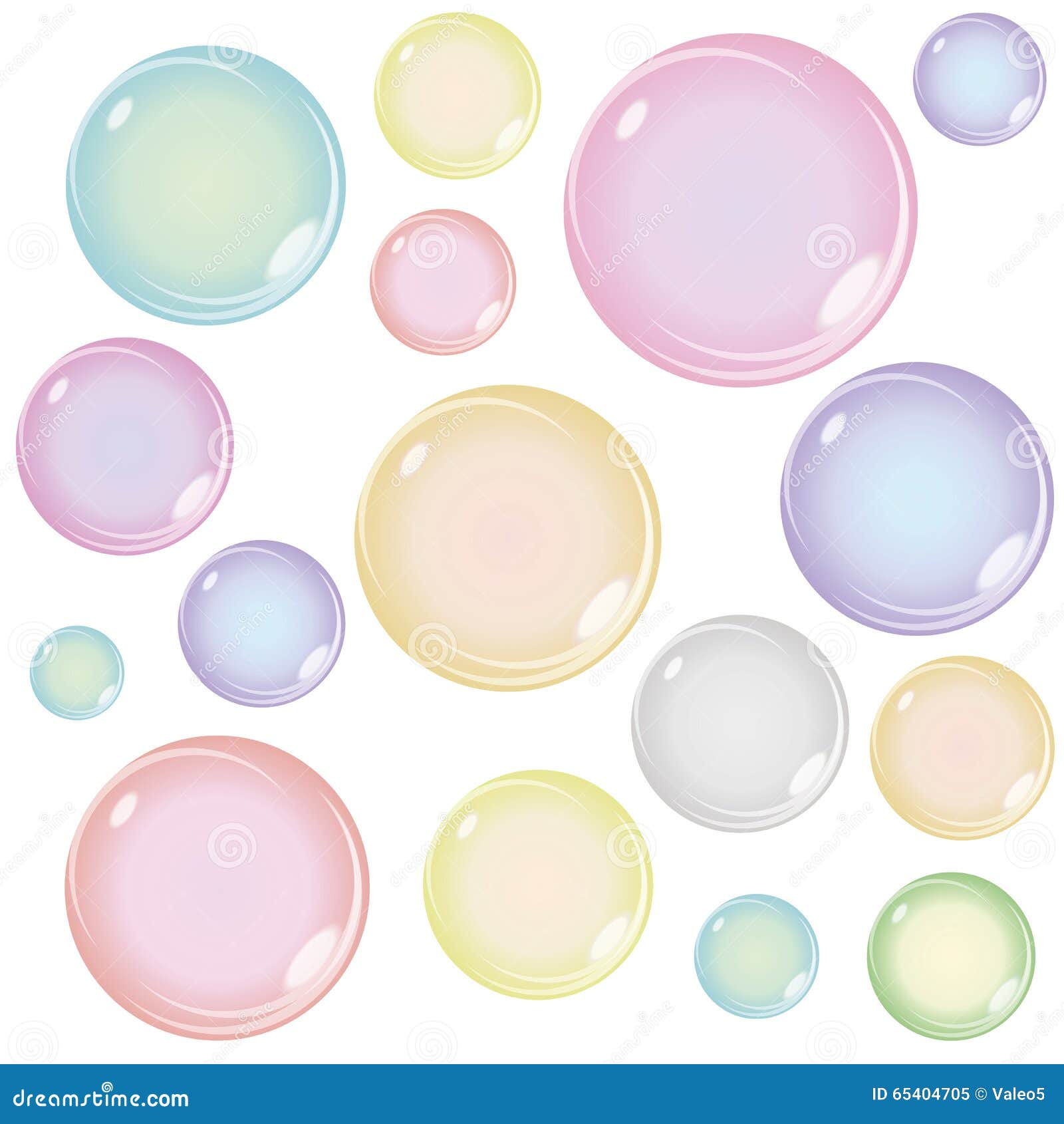 Bolhas de sabão coloridas ilustração do vetor. Ilustração de ...