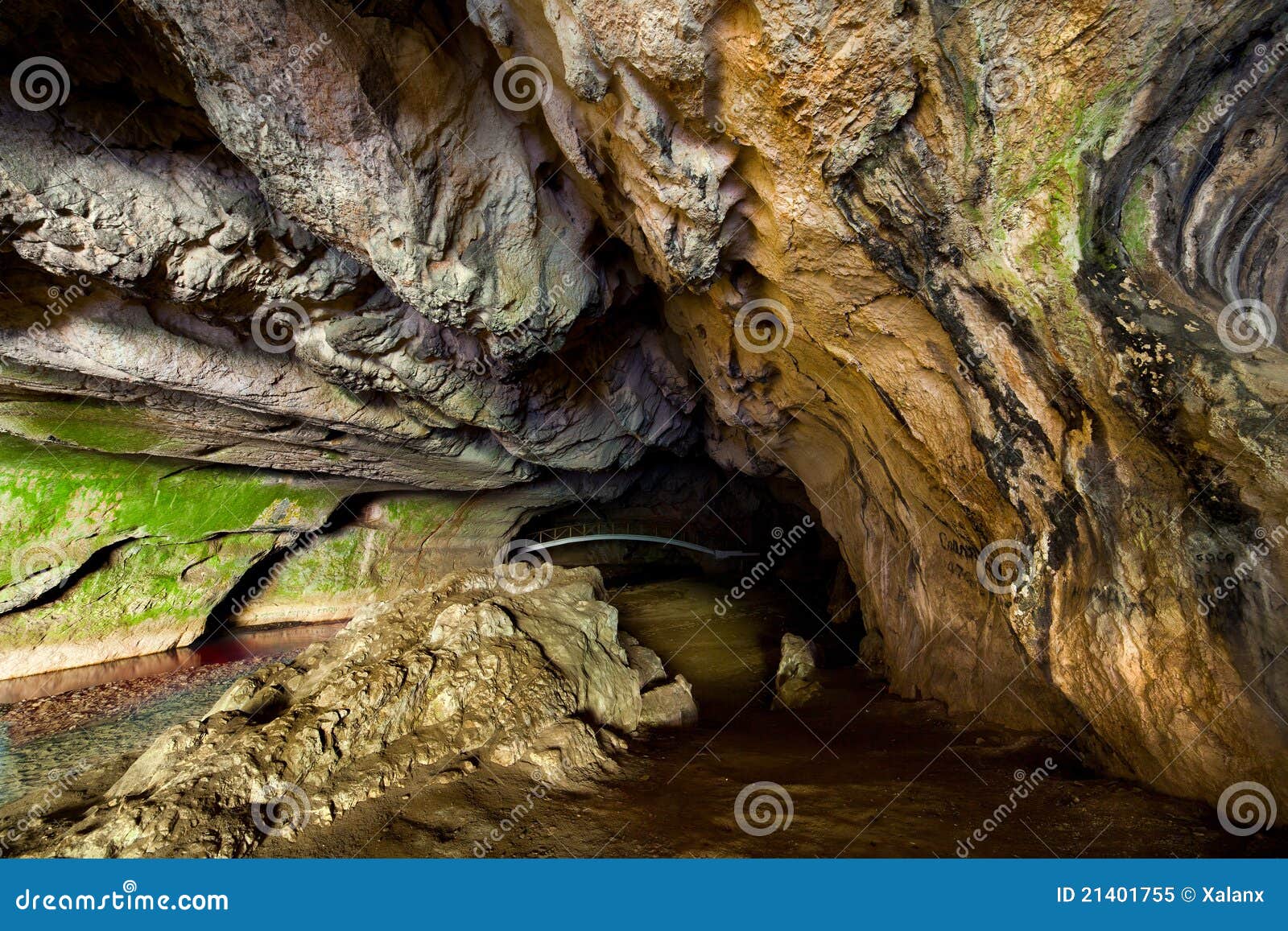 The Bolii Cave in Romania stock image. Image of geological - 21401755