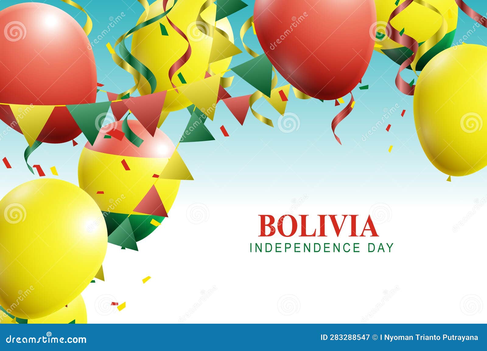 Bolivia Independence Day Background Stock Vector - Illustration of ...