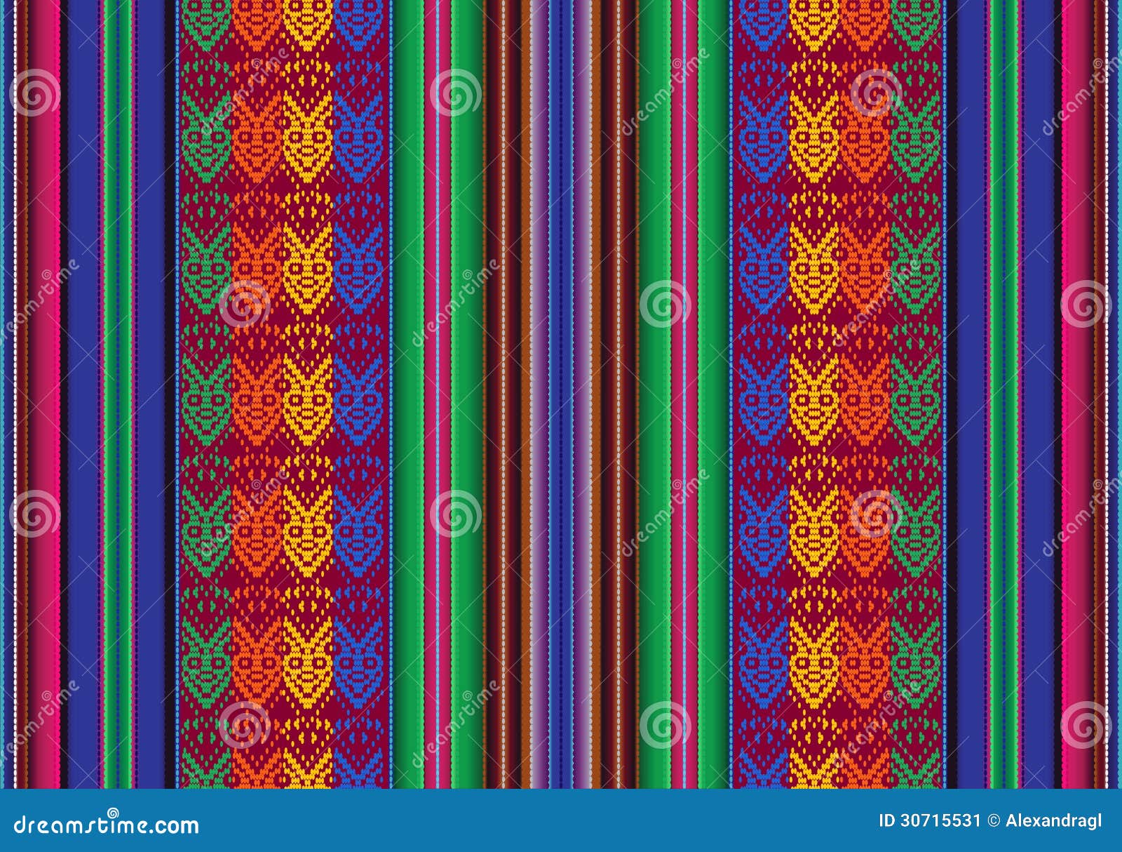 Bolivian seamless pattern stock vector. Illustration of domestic - 30715531