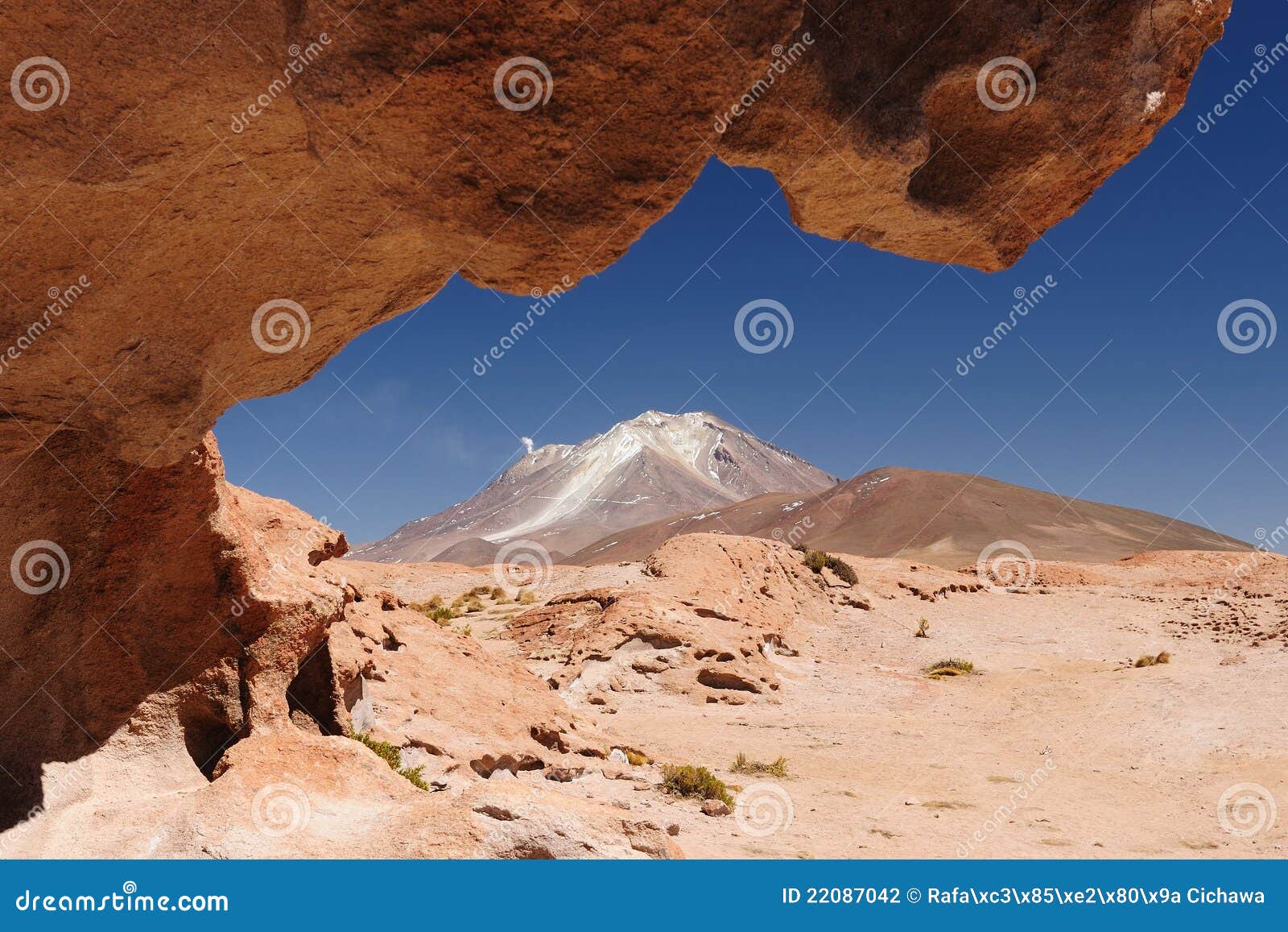 Bolivian volcano stock photo. Image of uyuni, andes, beauty - 22087042