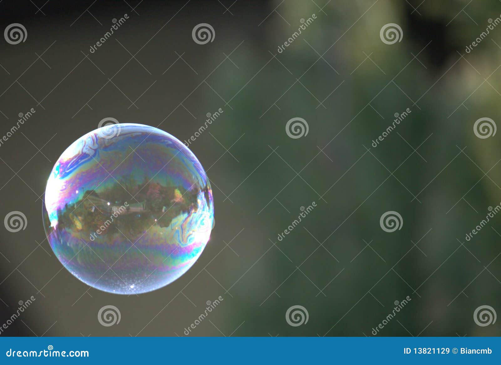 Bolla di sapone immagine stock. Immagine di piccolo, riflessione - 13821129