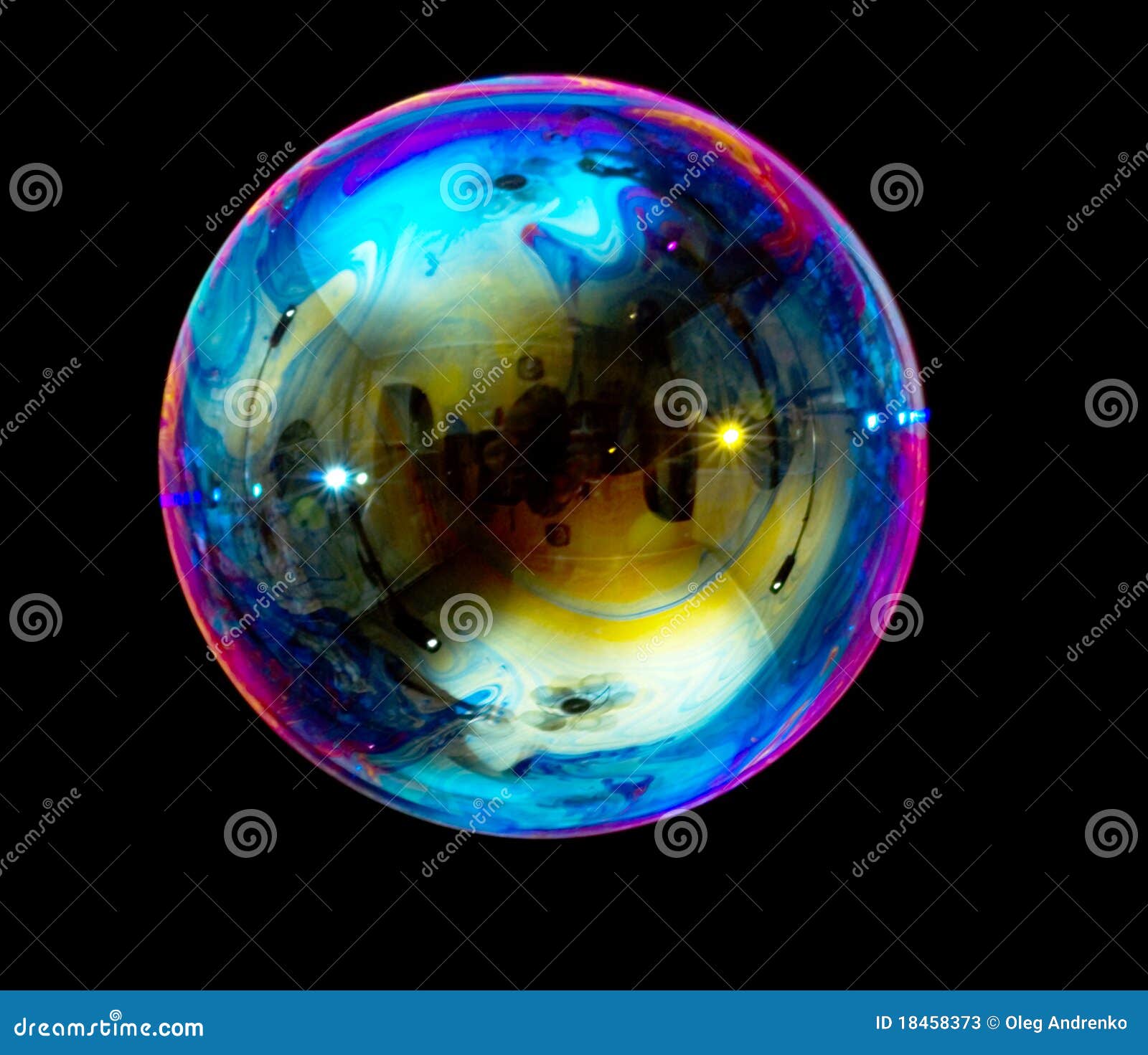 Bolla di sapone immagine stock. Immagine di aria, colorato - 18458373